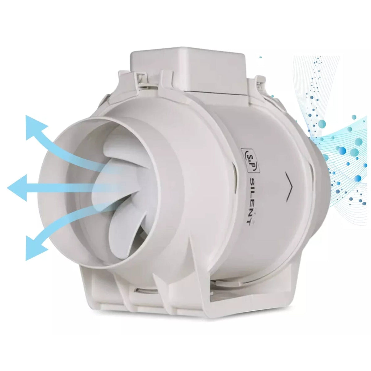 Exaustor Mixvent 500 Inline Duto 150mm - Vazão 360 - 580m3/h - 110v e ...