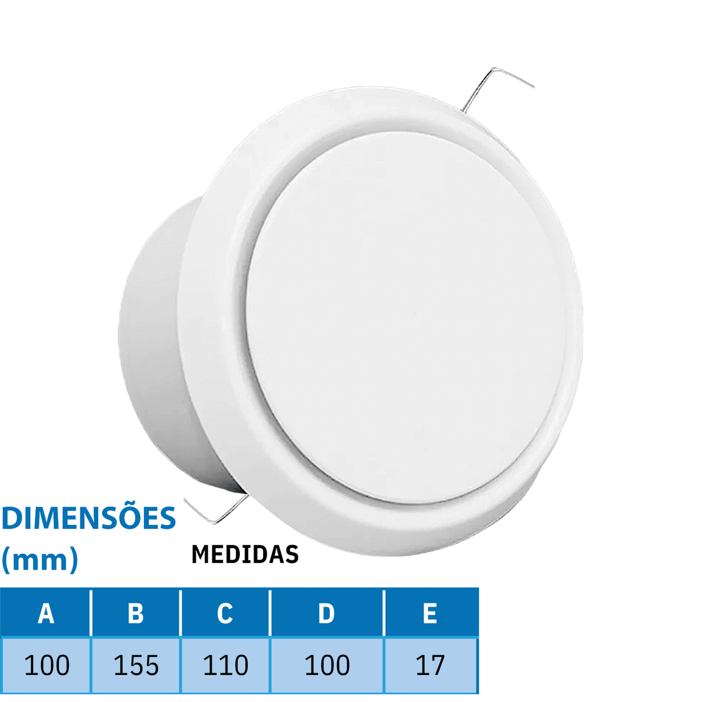 Kit Exaustor Banheiro 125mm - Muro Style - Com Duto de 5 Metros Abraça ...