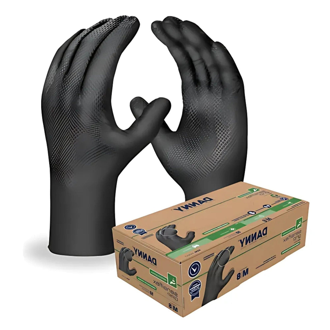 Luva Nitrílica Sensiflex Grip Mecânica Óleo DA90600 Danny (50 Unds ...