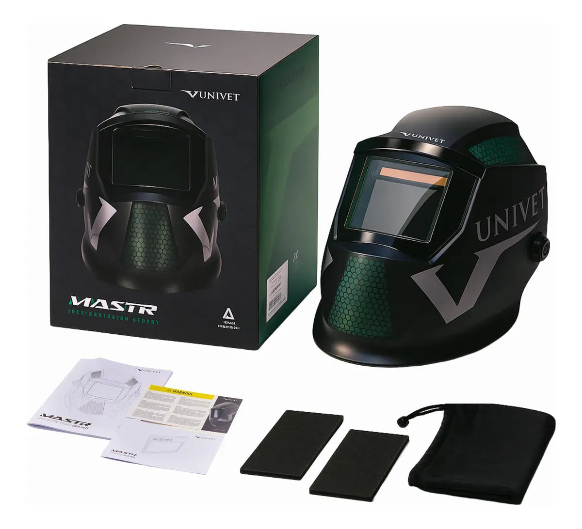 Máscara de Solda á Laser com Filtro Automático MASTR - Univet | Americanvek