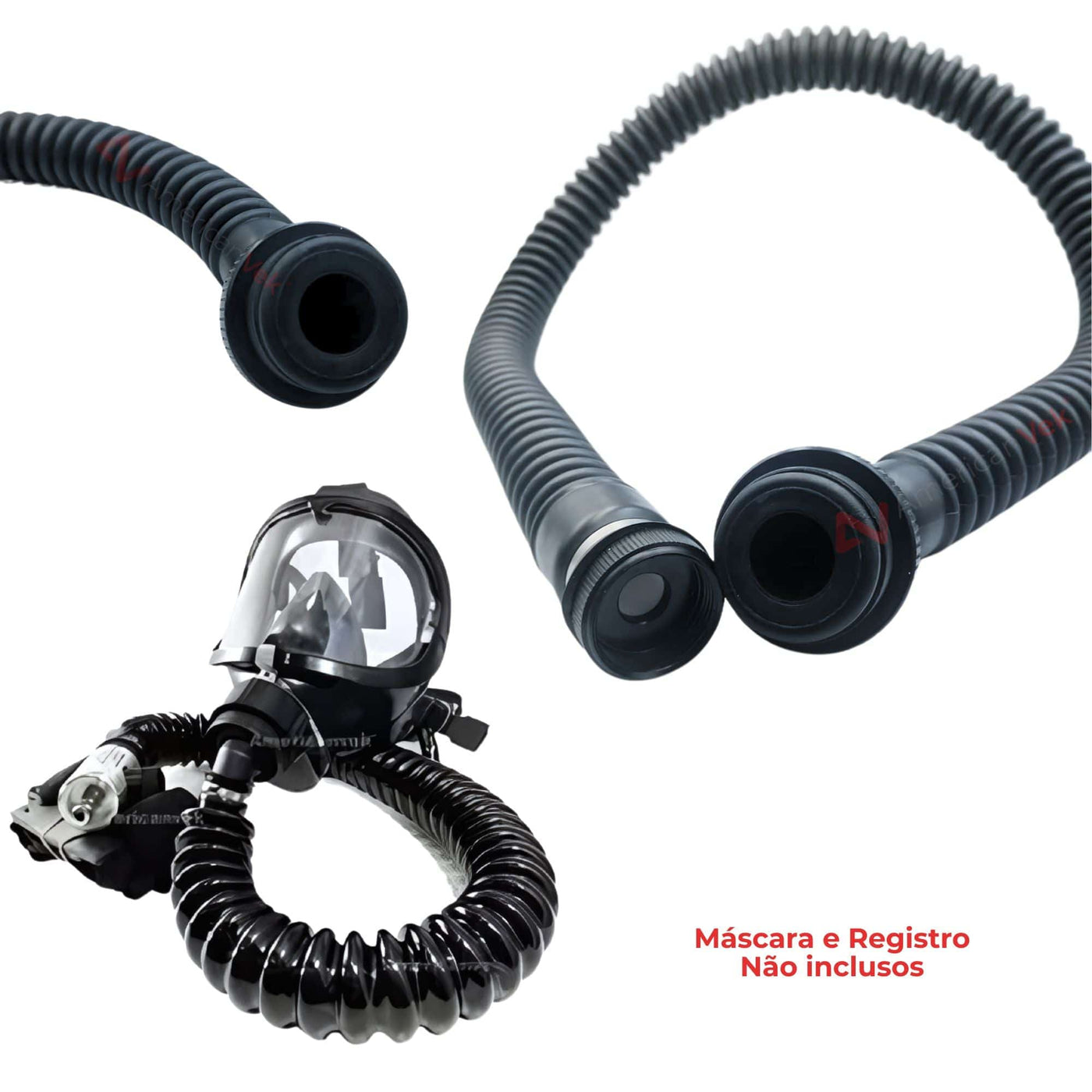 Traqueia Sanfonada Com Conexões Roscas - (Apenas Traquéia) | Americanvek